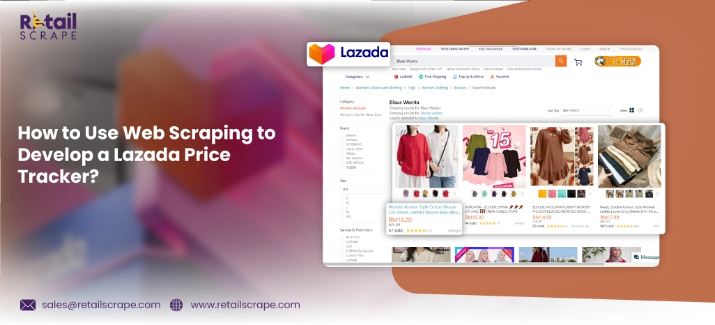 Build Lazada Price Tracker Tool Using Web Scraping Methods