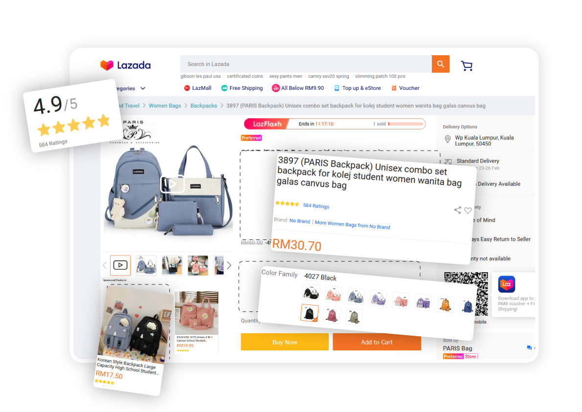 Lazada Data Scraping | Scrape Lazada Data